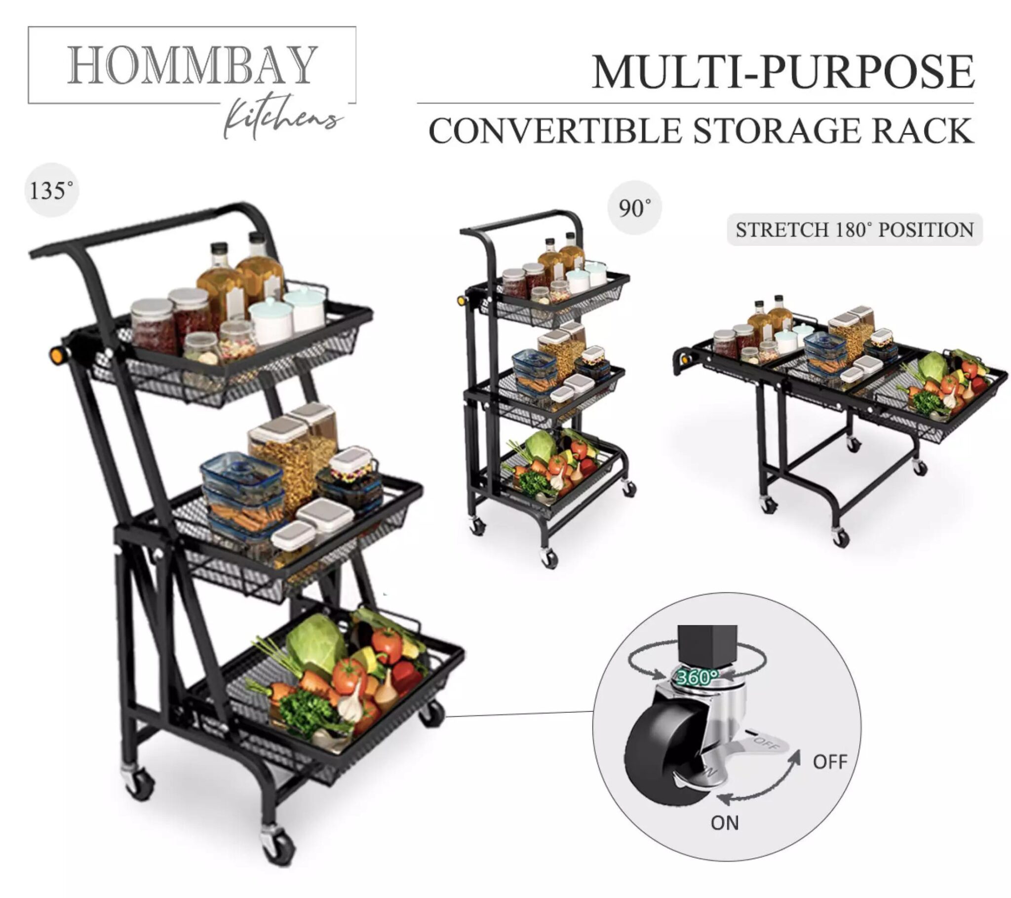 Multi-Purpose Convertible Trolley – ALL GOODZ AFFORDABLE
